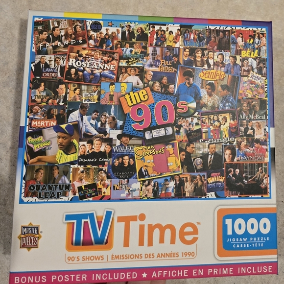 Master Pieces | Games | Tv Time 9s Shows Jigsaw Puzzle | Poshmark